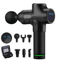 China Impulse Percussion Fitness Heat and Cold Therapy Massage Gun for Relaxing Muscles 1kg for sale