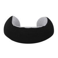 China Relaxing Massage U shape Memory Foam Travel Neck Pillow with 2000mAh Battery Capacity for sale