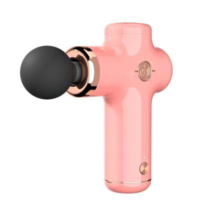 China Body Massage Mini Muscle Massage Gun with 6 Massage Heads and Timing Control Function for sale