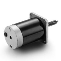 China Adjustable Speed and Reverse 24V 100W Brushed DC Motor for Black Industrial Machinery for sale