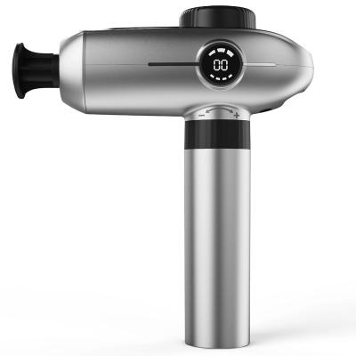 China LCD Screen Massager Vibration 30 Speed Mini Massage Gun for Full Body Relaxation for sale