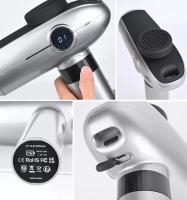 China LCD Screen Massager Vibration 30 Speed Mini Massage Gun for Full Body Relaxation for sale