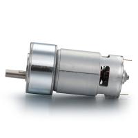 China Large Torque 75dB 42mm 12V DC Brush Motor with IE 1 Efficiency and Rotation Direction for sale