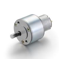 China Shaft Type D Shaft High Torque Low RPM 6v 12v Brush DC Gear Motors with Speed Adjust for sale