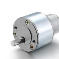 China Shaft Type D Shaft High Torque Low RPM 6v 12v Brush DC Gear Motors with Speed Adjust for sale