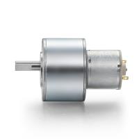 China Shaft Type D Shaft High Torque Low RPM 6v 12v Brush DC Gear Motors with Speed Adjust for sale