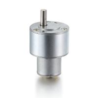 China Shaft Type D Shaft High Torque Low RPM 6v 12v Brush DC Gear Motors with Speed Adjust for sale