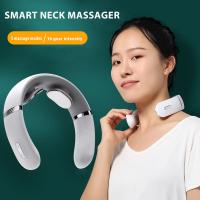China Wireless Mini Electric Neck Massager with Intelligent Remote Control and Customized Massage Options for sale