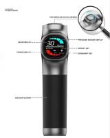 China Nano Silica Gel Handle 30 Speed Muscle Massage Gun for Fascia Release and Pain Relief for sale