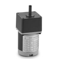 China 60mm 24v Black Adjustable Speed DC Motor with 1.9A Continuous Current and Black Color for sale