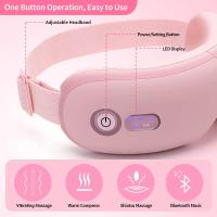China Experience the Ultimate Relaxation with Heat and Micro Shock Technology Eye Massager for sale