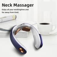 China 0.9kg Portable U Shape Electric Heated Pulse Neck Massager for Deep Tissue Massage for sale