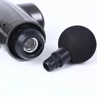 China Adjustable Speed Wireless Classic Black Body Relax Muscle Massager with ABS Aluminum for sale