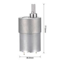 China Pure Metal 24V DC Gear Motor for Treadmill Waterproof Feature Speed Range 12-1600r/min for sale