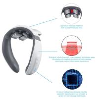 China Custom Label Intelligent Wireless Neck Massager for Cervical Pain Relief and Relief for sale