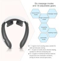 China Custom Label Intelligent Wireless Neck Massager for Cervical Pain Relief and Relief for sale
