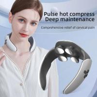 China Neck Protector EMS TENS Microcurrent Pulse Massager for Cervical Spine Relief for sale