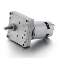 China 42mm 12V 24V Gear Motor Square Spur Gear Brushed DC Motor with High Torque for sale