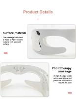 China Facial Skin Care Machine Led Red Light Therapy Mask Eye Massager for Wireless Smart Device for sale