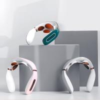 China Massage TNES Electric Pulse OLED Display Voice Broadcast Remote Control Neck Massager for sale