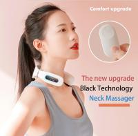 China Massage TNES Electric Pulse OLED Display Voice Broadcast Remote Control Neck Massager for sale