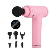 China Portable Power Fascial Massage Gun Handheld with ABS Aluminum and Brushless Motor for sale