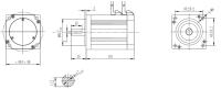 China 80mm Ball Bearing Brushless DC Electric Motor 48V 220W YLP 80BL-154-3 for sale