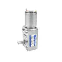 China High Torque Gear Material Pure Metal Self-lock Worm Gear Reduction Electric DC Motor for sale