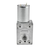 China High Torque Gear Material Pure Metal Self-lock Worm Gear Reduction Electric DC Motor for sale