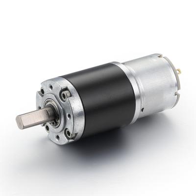 China 36mm 7.8W 12V 24V Planetary Gear DC Electric Motor with High Torque and Ball Bearing for sale