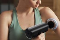 China 6-Level Body Fascia Grab Electric Massage Gun for Muscle Relaxation and Recovery for sale