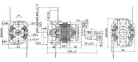 China 208-230 / 240 V Electric 76mm 100w High Torque 12000rpm Universal Electric Motor for sale