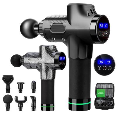 China LCD Display 30 Speed Portable Electronic Body Vibration Massager for Relaxing Muscles for sale