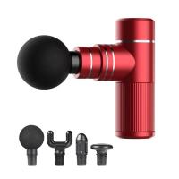 China 1200mAh Battery Body Relaxation Massage Gun Vibration Muscle Relax Sports Gun Black for sale