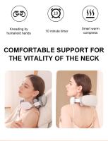 China Smart Electric Shiatsu Massager for Neck and Shoulder Pain Relief 1kg for sale
