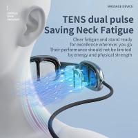 China Rechargeable Electric Pulse Neck Massager for Customized Massage and Shoulder Relief for sale
