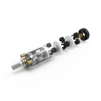China 3000rpm 24 Volt 20W Torque 0.2N.m DC 6V Geared Small Motor for ATM Machine Within 1 for sale