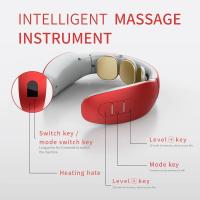 China Customized Electromagnetic Pulse Neck Massager Relieve Cervical Muscle Pain with Heat for sale