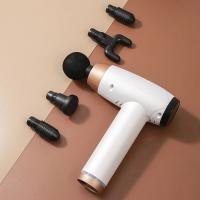 China Deep Tissue Electric Massage Gun with 6 Heads 30 Speeds LCD Display and USB Charging 1kg for sale