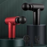 China Convenient 4 Heads Vibration Massage Gun for Muscle Relaxation and Sports Performance for sale