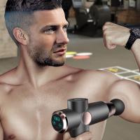 China 16.8V/24V Mini Fascial Massage Gun for Body Relaxation Wireless and Speed Adjustable for sale