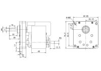 China High Torque 61mm 2500rpm 3000rpm 50/60Hz Treadmill Motor with Low Noise and Single-phase for sale