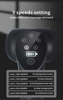 China Professional Massage Gun for Full Body Muscle Recovery and Relaxation 229*247*105 mm for sale