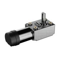China 65% Efficiency Electric Dc Motor High Torque 24V Worm Gear Motor with Reduction Gear Brake for sale