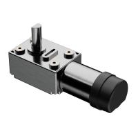 China 65% Efficiency Electric Dc Motor High Torque 24V Worm Gear Motor with Reduction Gear Brake for sale