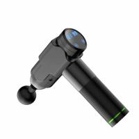 China Handle Vibrating Tissue Fascia Muscle Massage Gun 6 Massage Heads for Relaxing Muscles for sale