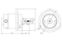 China High Speed 4000rpm 120v 240v 50/60Hz AC Universal Electric Motor 15w 20w for Treadmill for sale