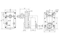 China 61mm 10w 50w Single-phase Asynchronous AC Electric Motor for 110V-220V/240V 50Hz/60Hz for sale