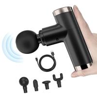 China Relax Muscles with 4 Speeds Powerful Percussion Massage Gun 920g Mini Metal ABS Design for sale