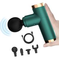 China Relax Muscles with 4 Speeds Powerful Percussion Massage Gun 920g Mini Metal ABS Design for sale